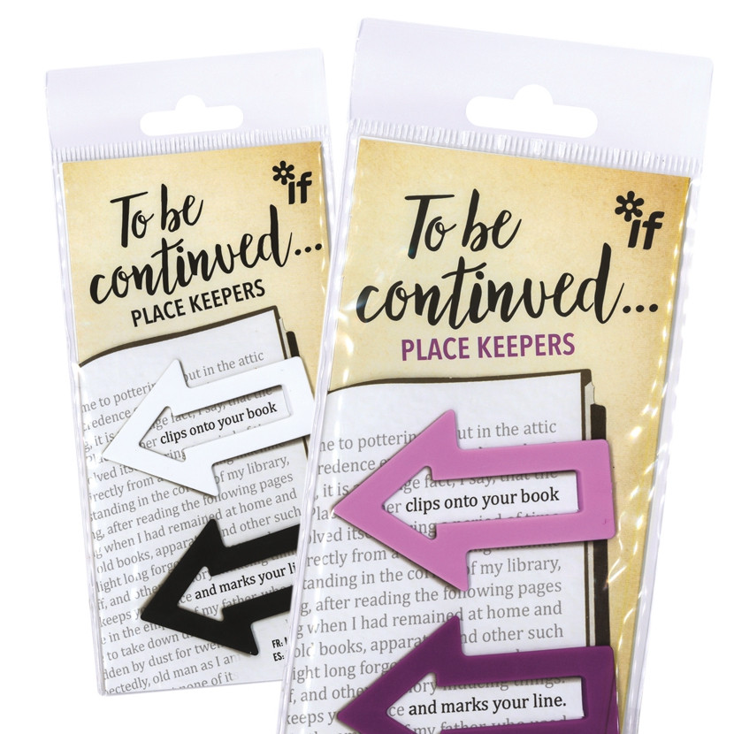 To Be Continued | Book Page Markers Place Keepers | IF