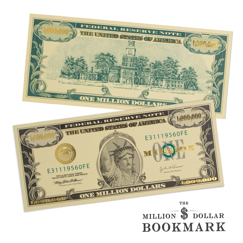 The Millionaire's Bookmarks | Valuable Bookmarks and Page Markers | IF
