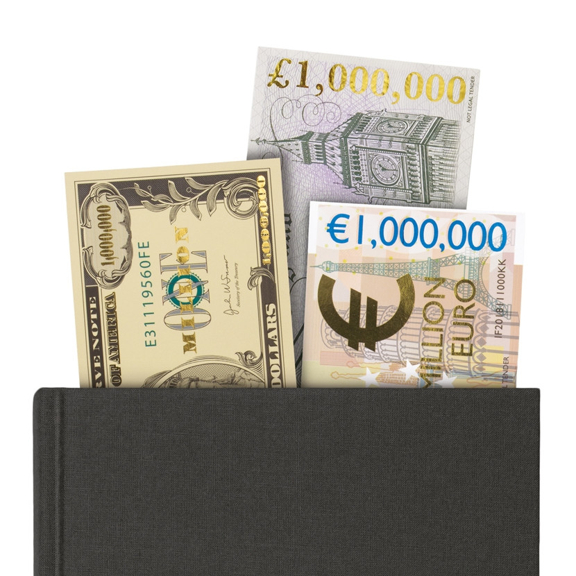 The Millionaire's Bookmarks | Valuable Bookmarks and Page Markers | IF