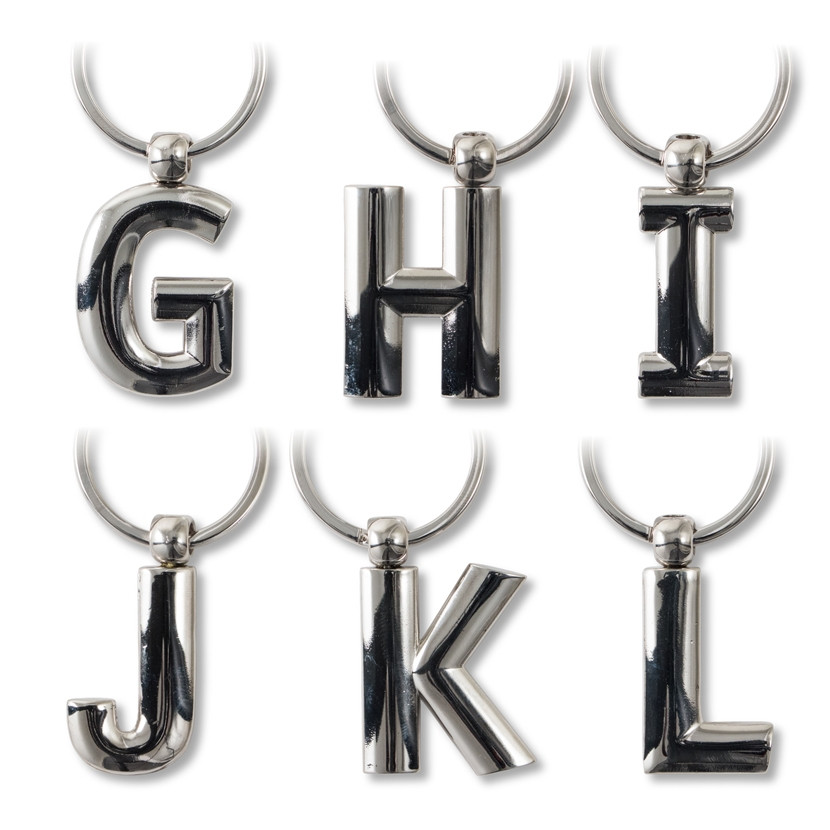 Letter Keyrings | Personalised Alphabet Keyrings | IF