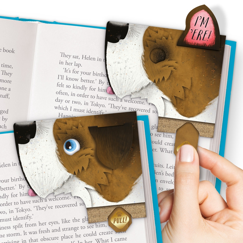 Dog Ear Bookmarks | ‘Pop-up’ Dog and Book Friendly |IF