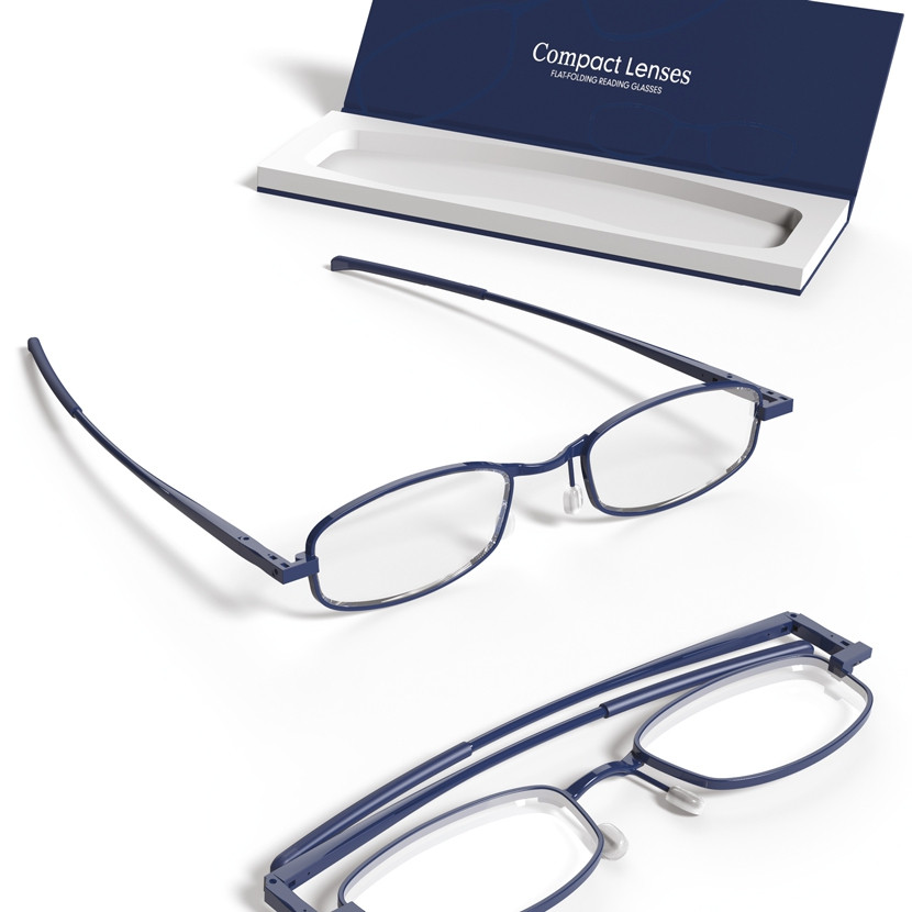Compact Lenses Fold Flat Reading Glasses If