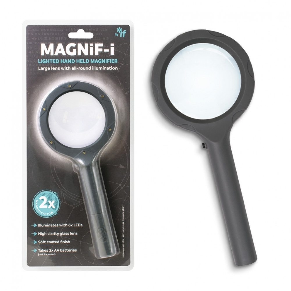 MAGNiF-i Lighted Hand Held Magnifier | Magnifier | IF