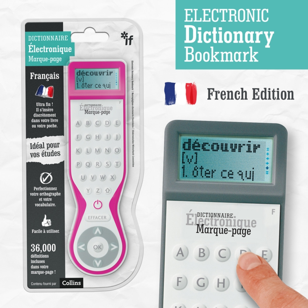 Electronic Dictionary Bookmark | single language French | IF