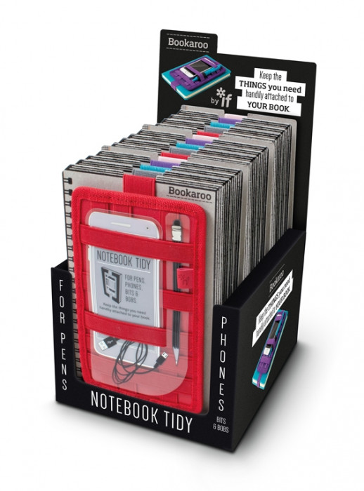 Bookaroo Notebook Tidy | Stationery Lovers | Attach to book storage | IF